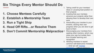 How to be an effective mentor | PPTX