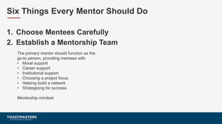 How to be an effective mentor | PPTX