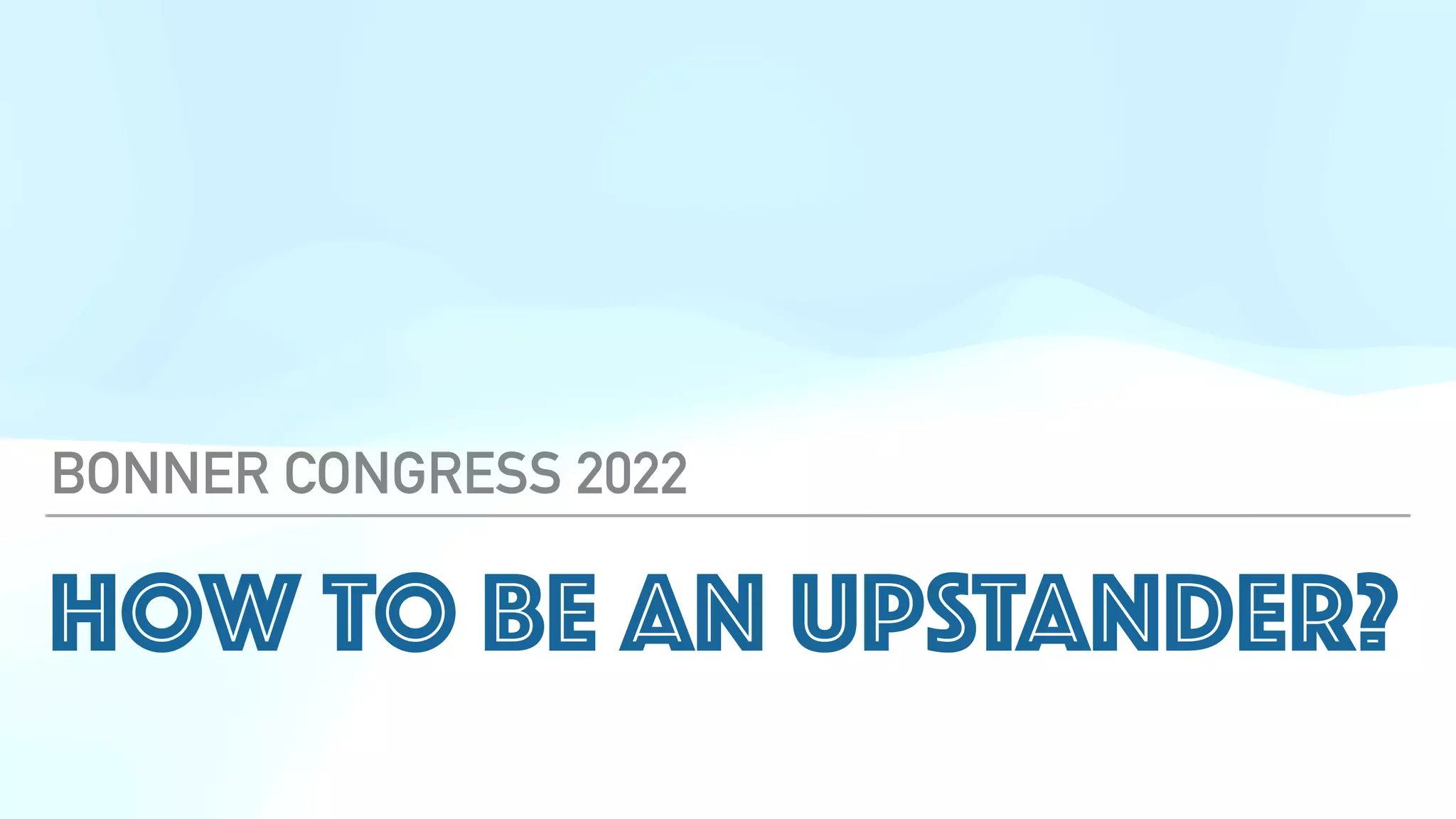 How to Be an Upstander | PDF