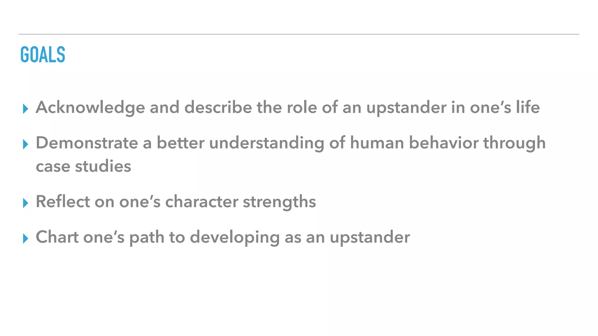 How to Be an Upstander | PDF