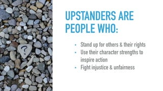 How to Be an Upstander | PPT
