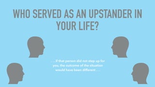 How to Be an Upstander | PDF