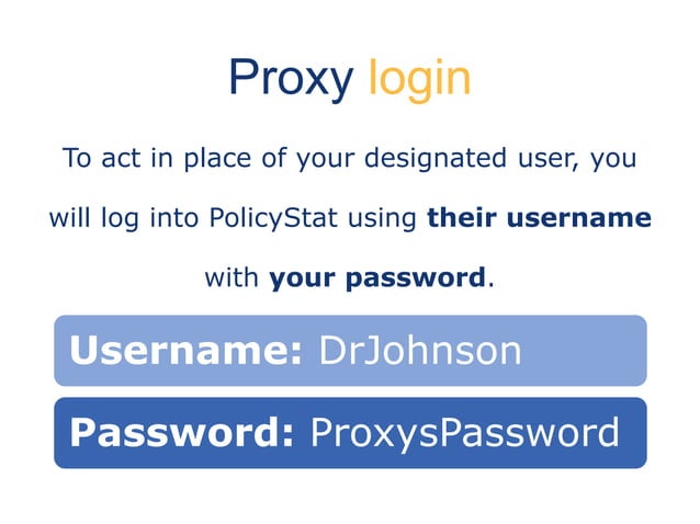 Being a Proxy | PPTX