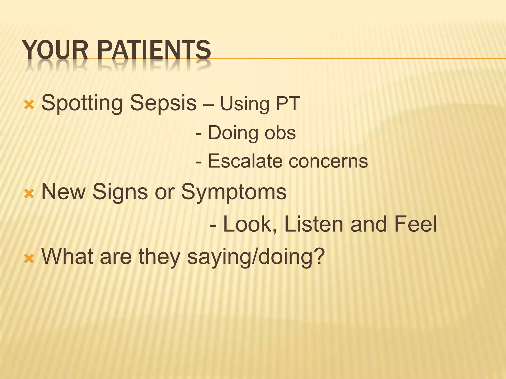 How to be a sepsis champion! | PPTX