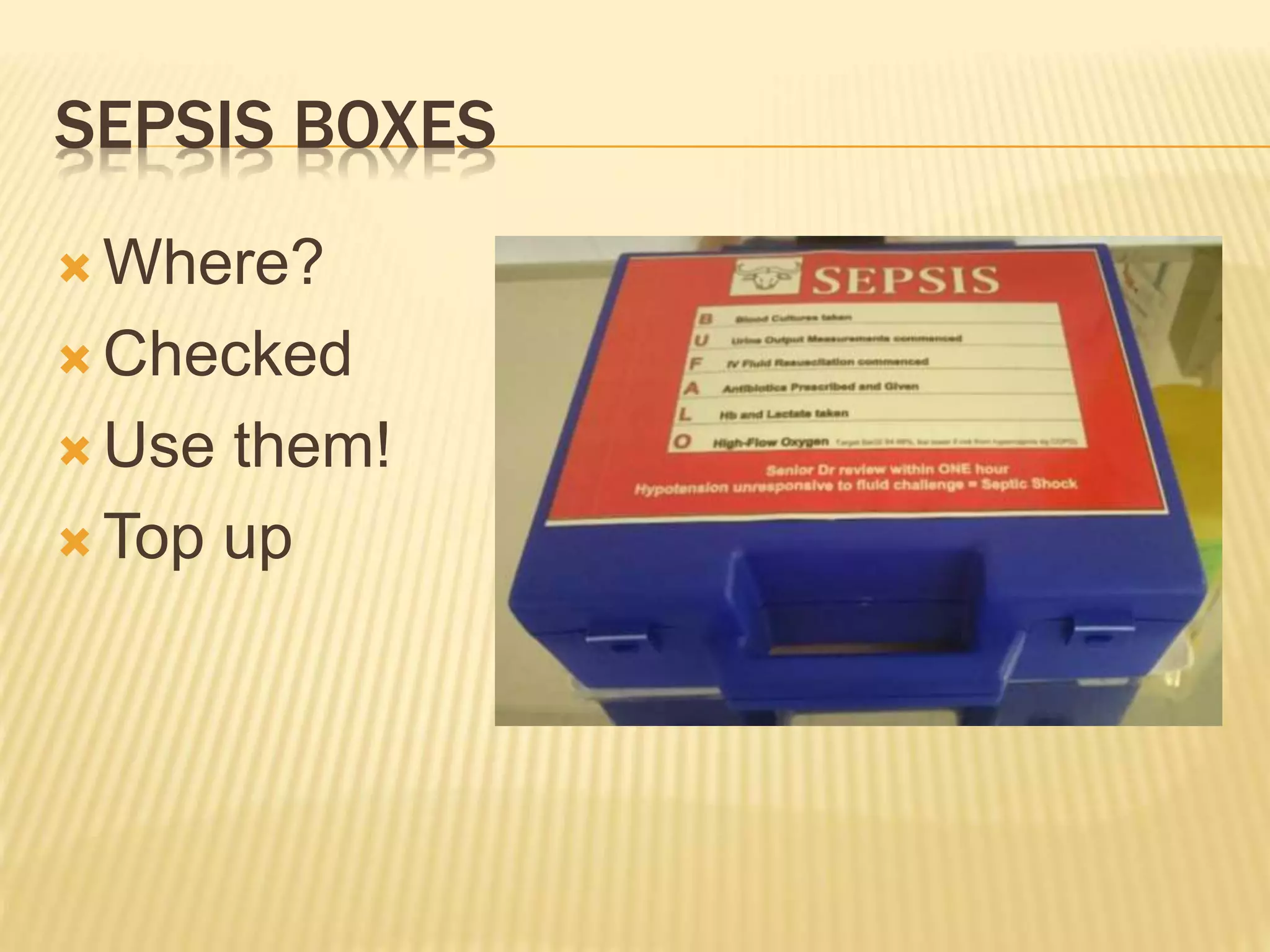 How to be a sepsis champion! | PPTX