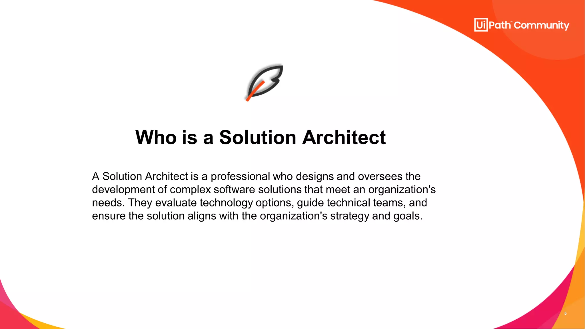 UiPath Denver chapter- How to be a solution architect | PDF