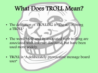 How to Troll | PPTX