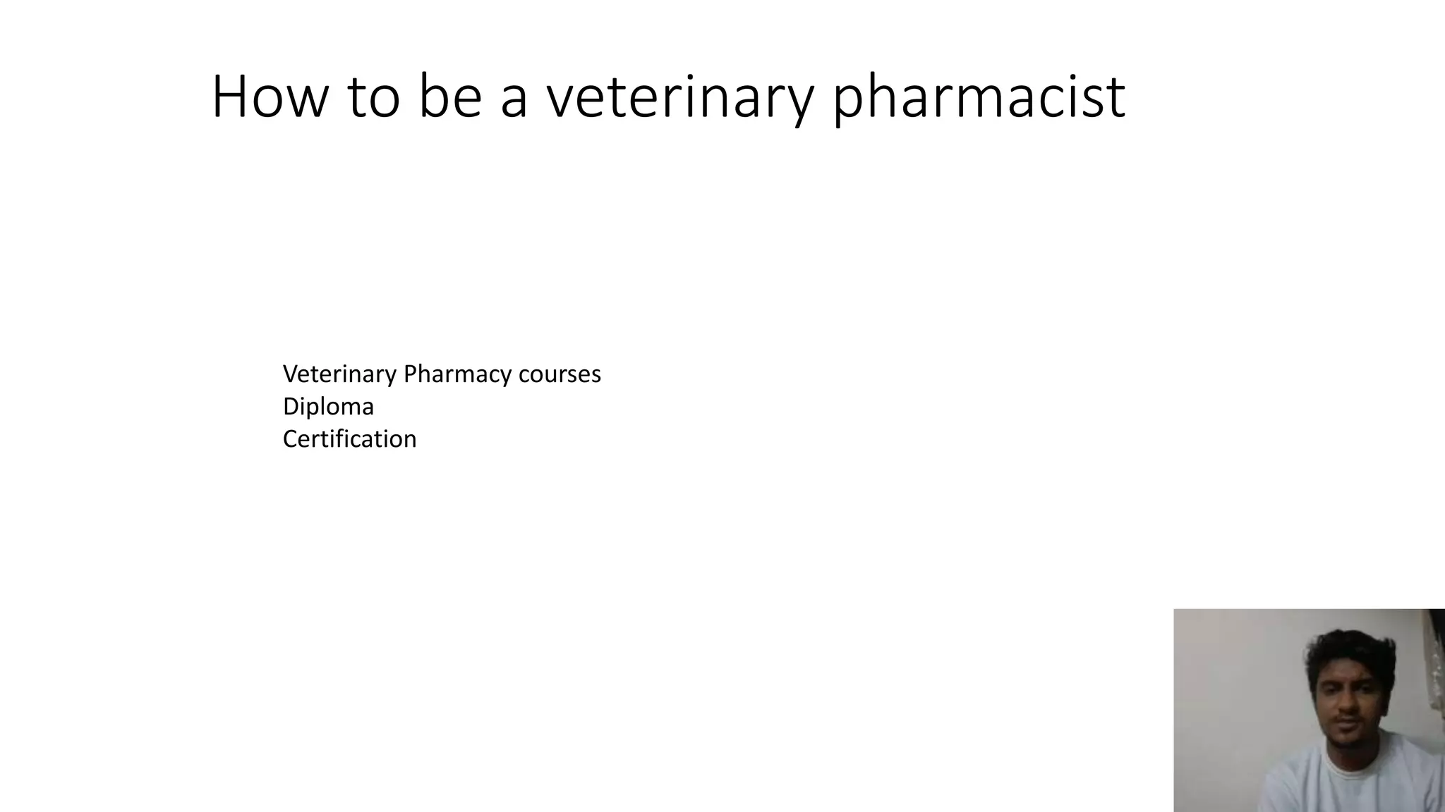 How to be a Veterinary ,Military and Nuclear Pharmacist.pptx