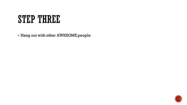 How to be Awesome | PDF