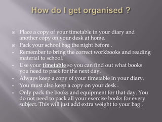 How to be better organized | PPT