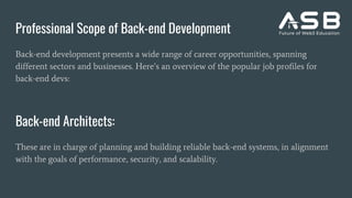 How to Become a Back-end Engineer: The Complete Roadmap for 2024 | PPT