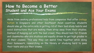 How to Become a Better Student and Ace Your Exams | PPT