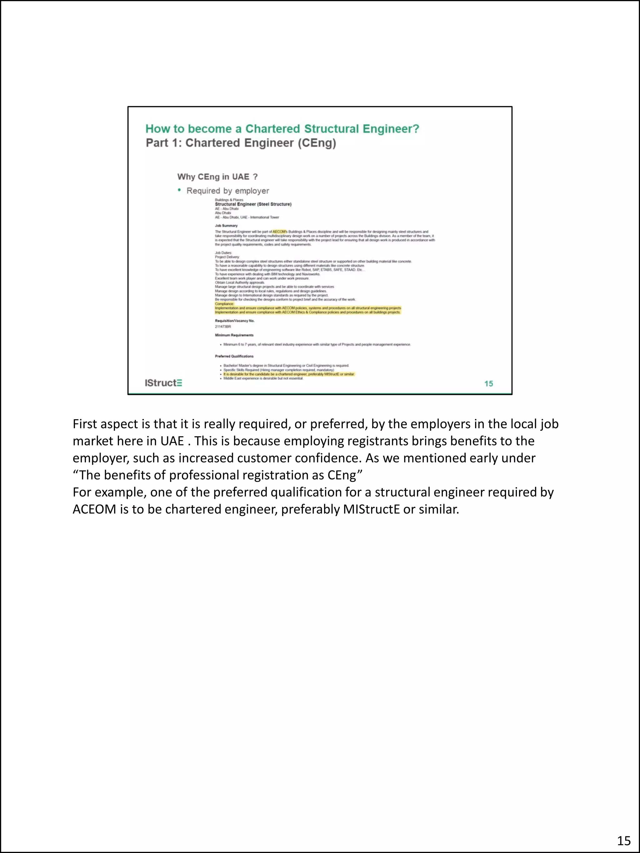 How to become a Chartered Structural Engineer (CEng MIStructE ...