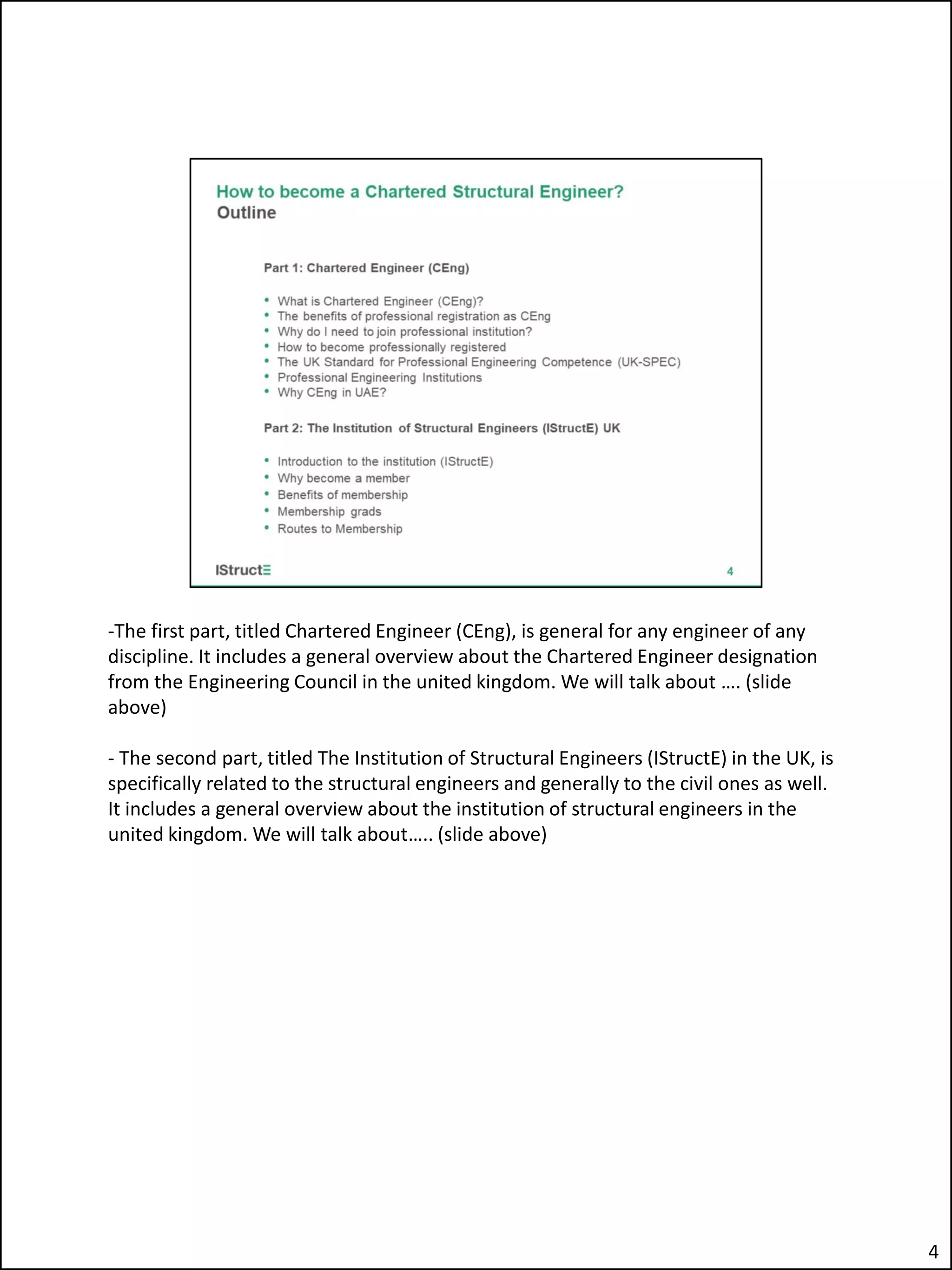 How to become a Chartered Structural Engineer (CEng MIStructE ...