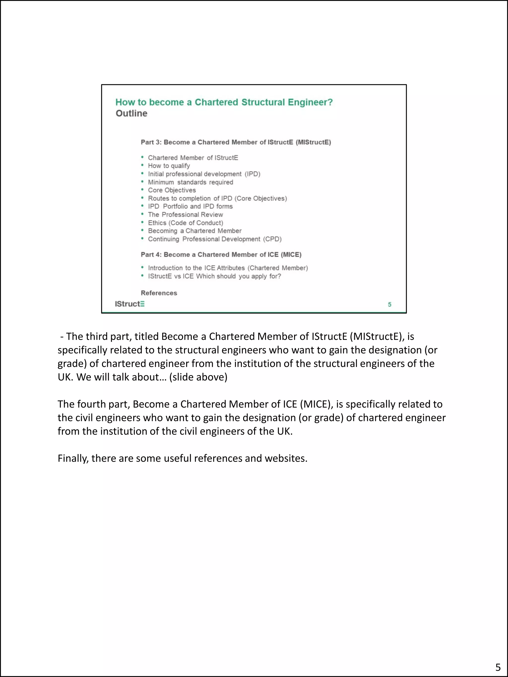 How to become a Chartered Structural Engineer (CEng MIStructE ...