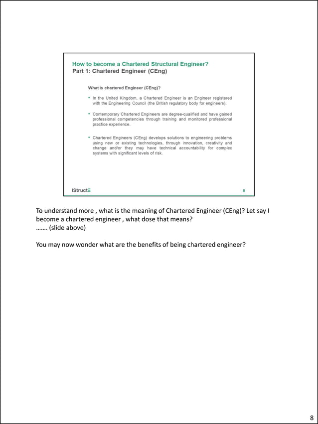 How to become a Chartered Structural Engineer (CEng MIStructE ...