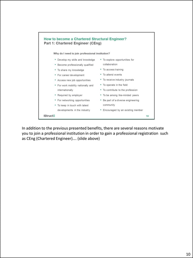 How to become a Chartered Structural Engineer (CEng MIStructE ...