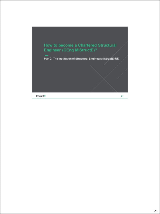 How to become a Chartered Structural Engineer (CEng MIStructE ...