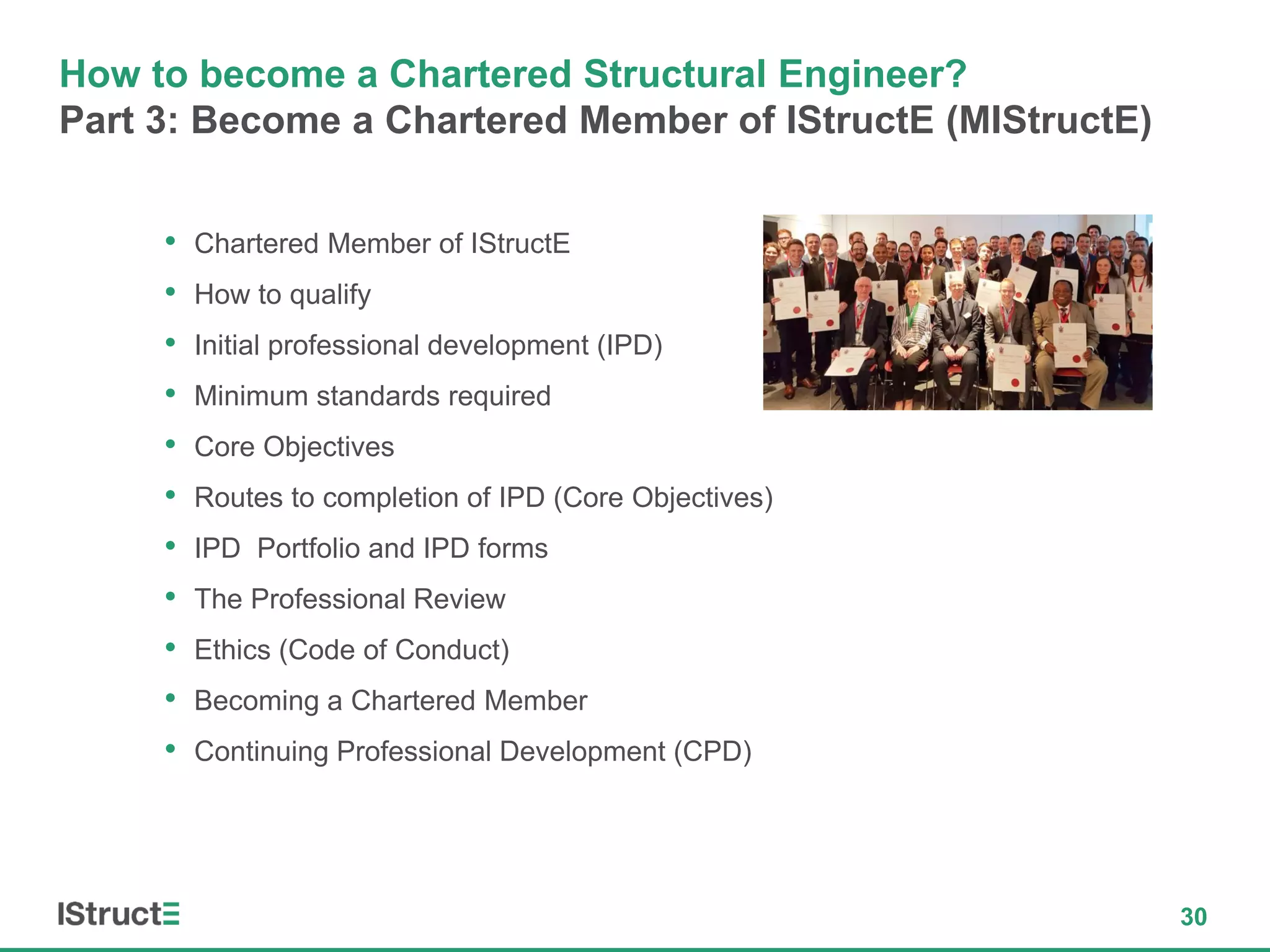 How to become a Chartered Structural Engineer (CEng MIStructE)? | PDF