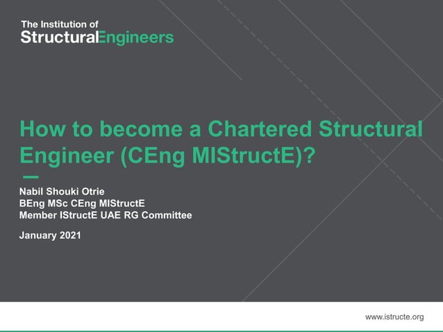 How to become a Chartered Structural Engineer (CEng MIStructE)? | PDF | Civil Engineering ...