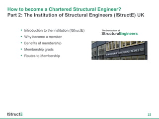 How to become a Chartered Structural Engineer (CEng MIStructE)? | PDF