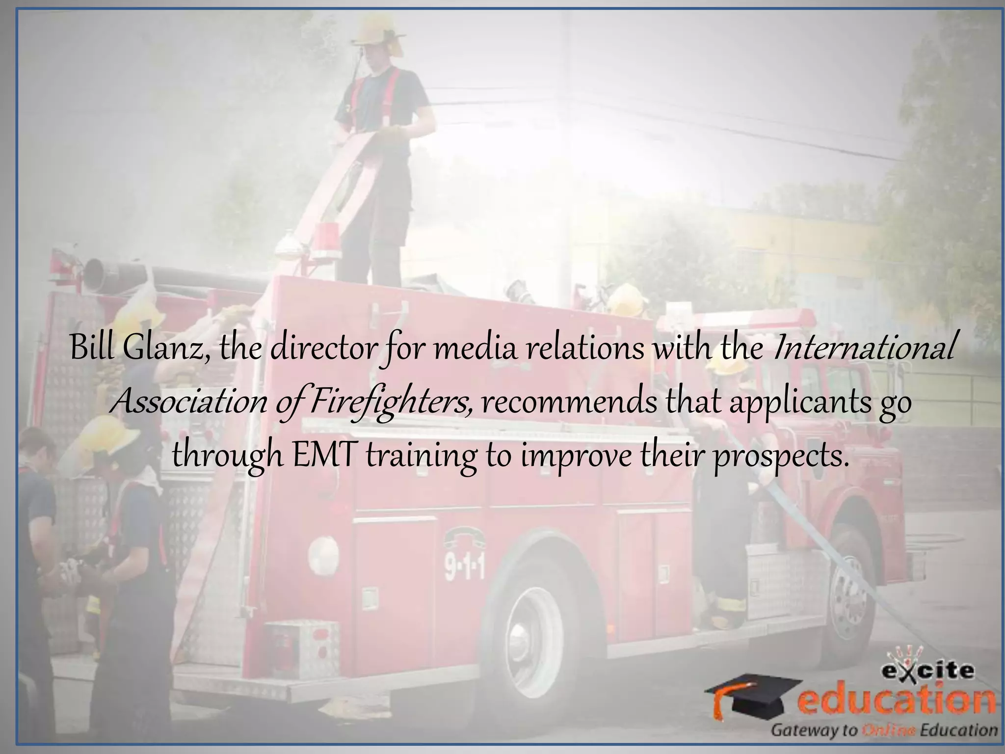 How to Become a Firefighter | PPTX