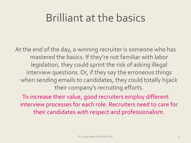 How to become a good recruiter? | PPT