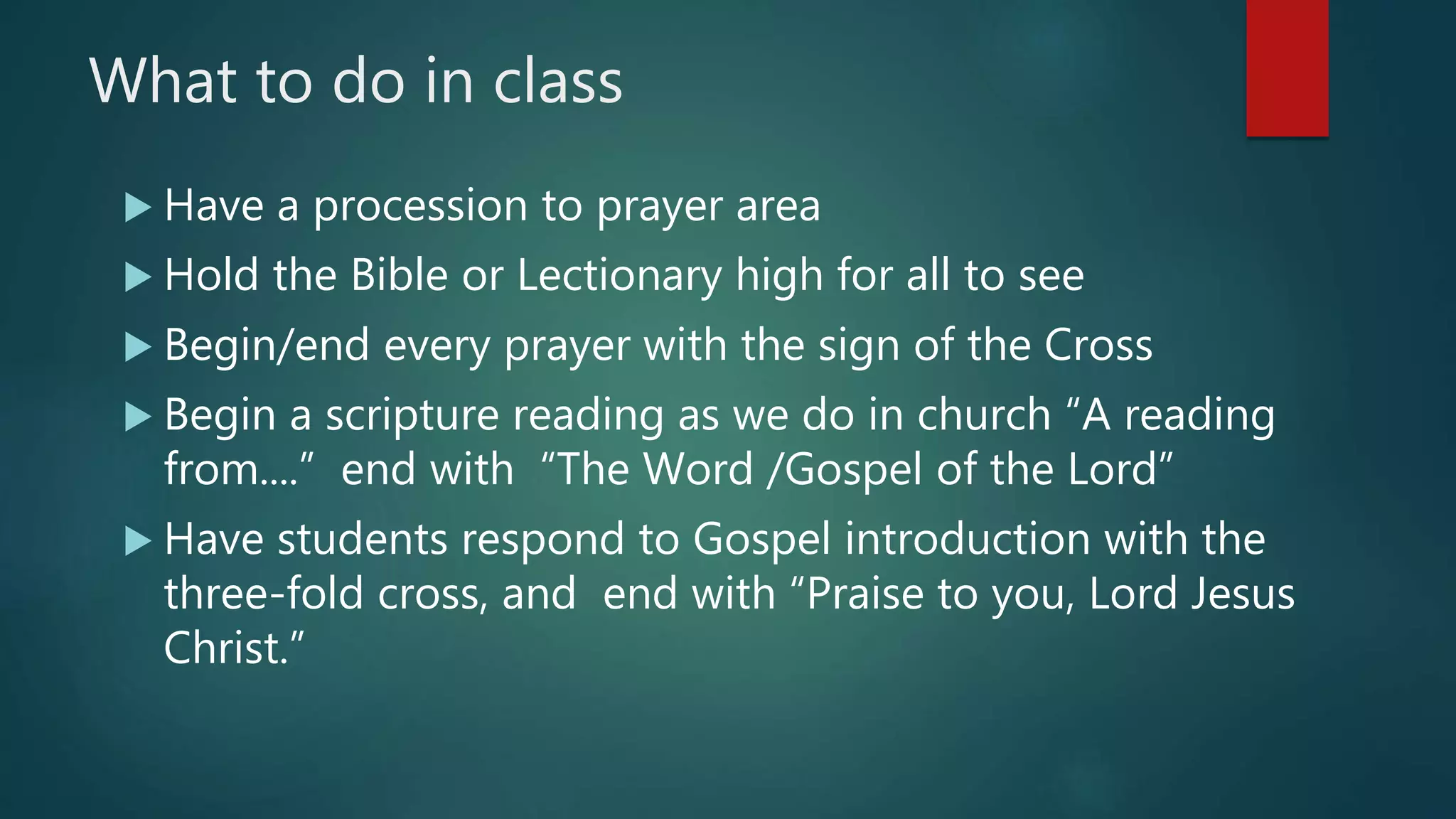 How to Become a Liturgical Catechist | PPTX