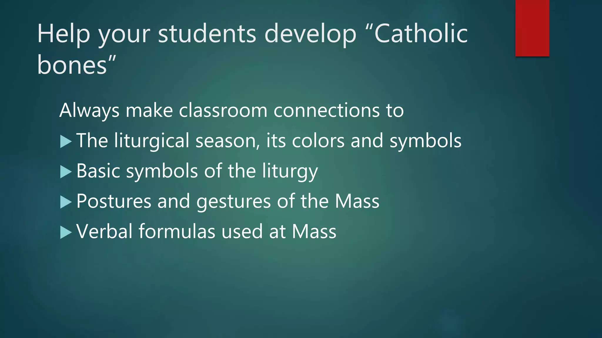 How to Become a Liturgical Catechist | PPTX
