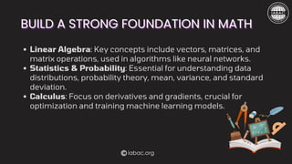 How to Become a Machine Learning Expert Step-by-Step Guide | IABAC | PPT