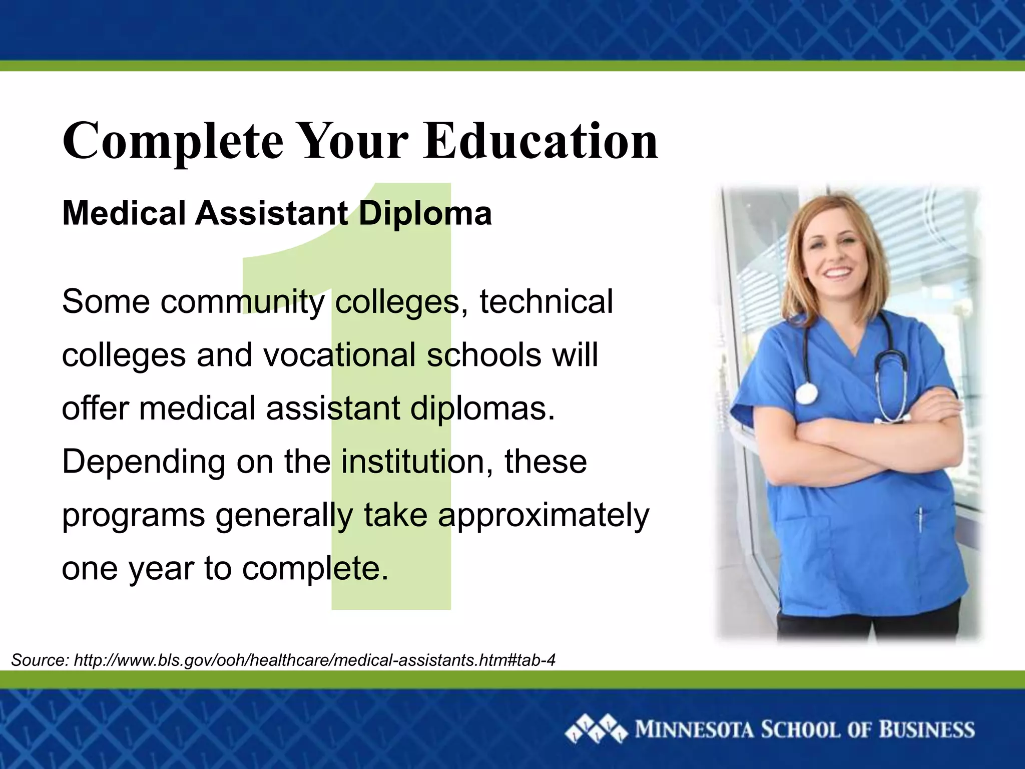 3 Steps to Become a Medical Assistant | PPTX