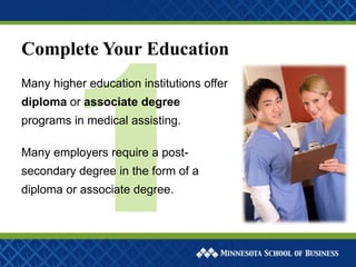 3 Steps to Become a Medical Assistant | PPT