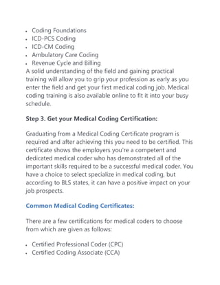 How to Become a Medical Coder without a Degree.pdf | Medical Health