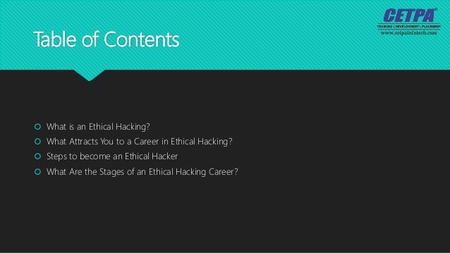 How To Become an Ethical Hacker? | PPTX