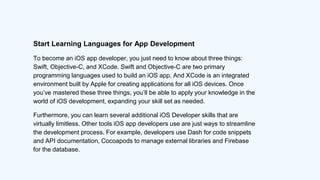 How to Become an iOS App Developer - Guide for Beginners | PPT