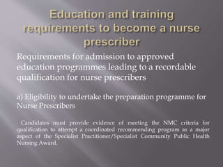 How to become a nurse prescriber in UK | PPT