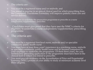 How to become a nurse prescriber in UK | PPT