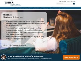 How To Become A Powerful Presenter | PPTX