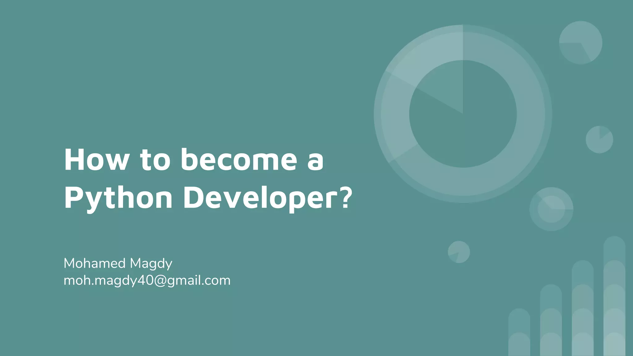How to become a python developer? | PPT