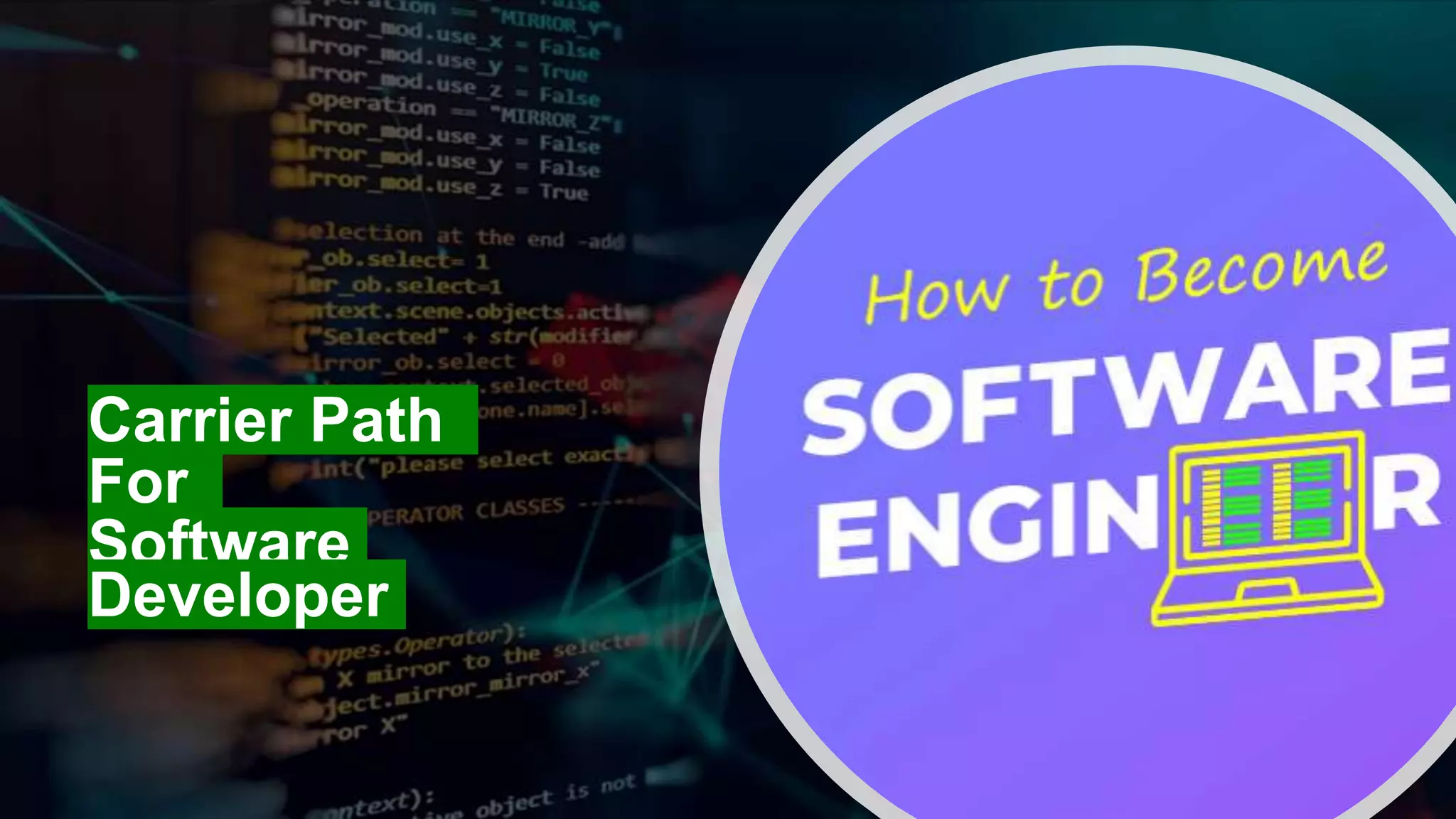 How to become a Software Engineer Carrier Path for Software Developer ...