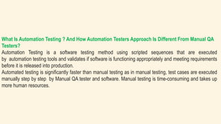 How to become a Software Tester Carrier Path for Software Quality ...