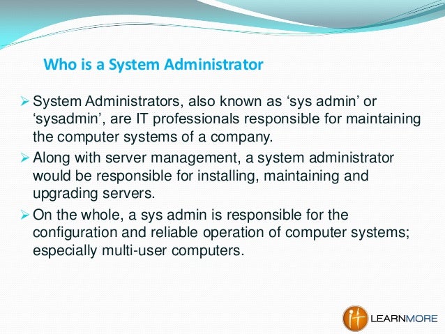 How to Become a System Administrator