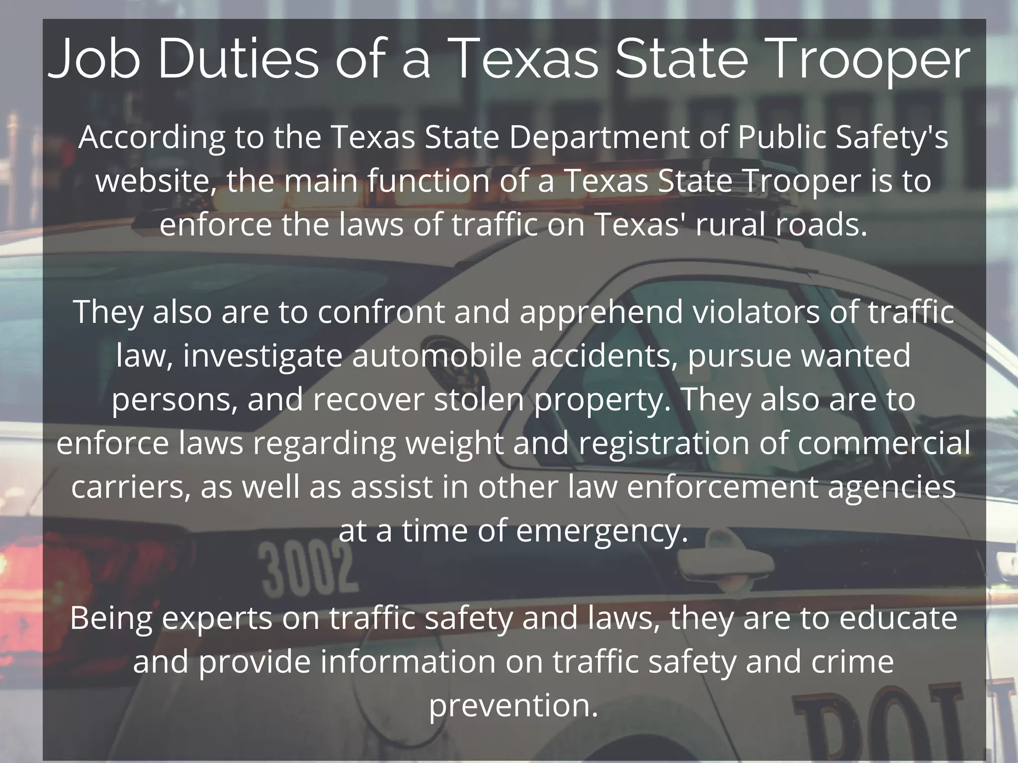 How to Become a Texas State Trooper | PDF | Crime & Harmful Acts to ...
