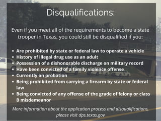 How to Become a Texas State Trooper | PDF | Crime & Harmful Acts to ...