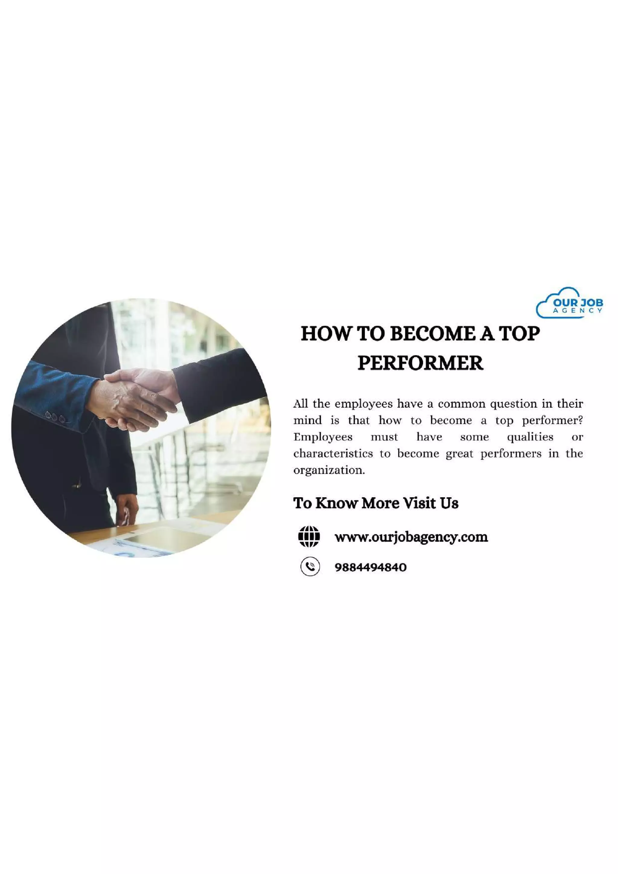 How to Become a Top Performer | PDF