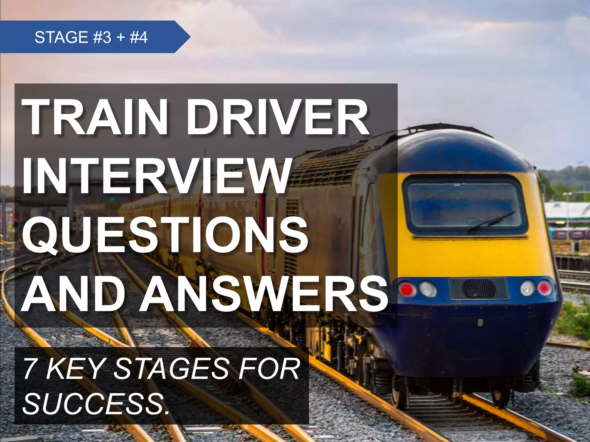 How To Become A Train Driver - Application Form, Train Driver Tests and ...