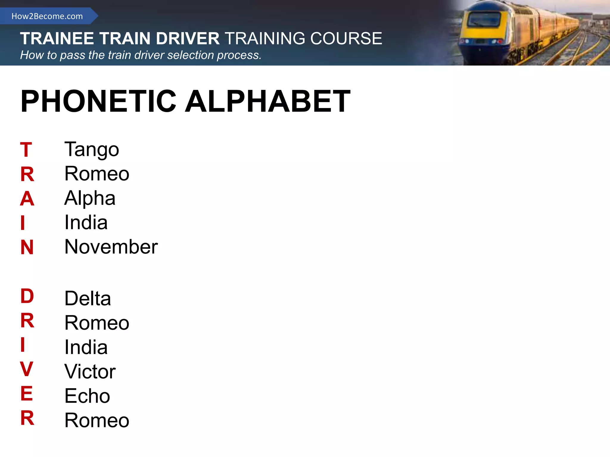 How To Become A Train Driver - Application Form, Train Driver Tests and ...