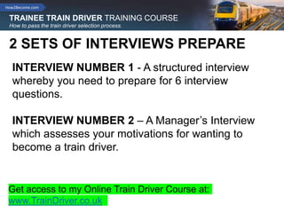 How To Become A Train Driver - Application Form, Train Driver Tests and ...