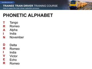 How To Become A Train Driver - Application Form, Train Driver Tests and ...