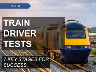 How To Become A Train Driver - Application Form, Train Driver Tests and ...